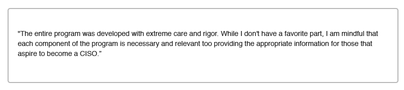 CCISO Information Security Management Training ProgramEC-Council